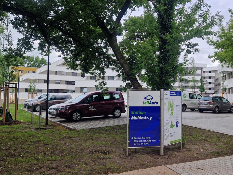TeilAuto: Car-Sharing-Station im Wohncampus Halle (S.) - WOHNGROUP ...